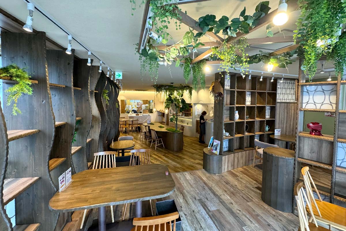 那覇市「花商ファクトリーカフェ」ジーマーミ豆腐の食べ放題付きランチ！好みの味を探そう。 - 毎日ビール.jp